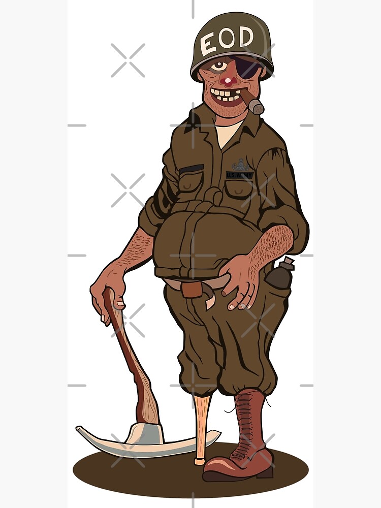 "Classic Army Explosive Ordnance Disposal EOD Soldier" Art Print by ...