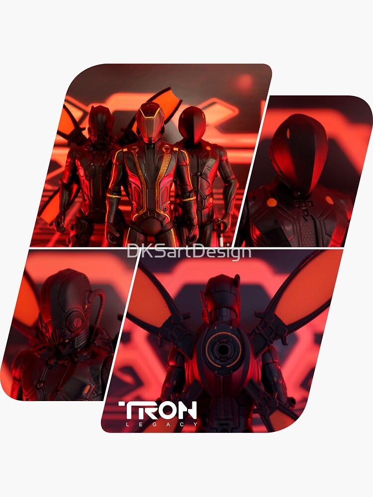 "Legacy of Clu - Tron Photo Montage" Sticker for Sale by DKSartDesign ...