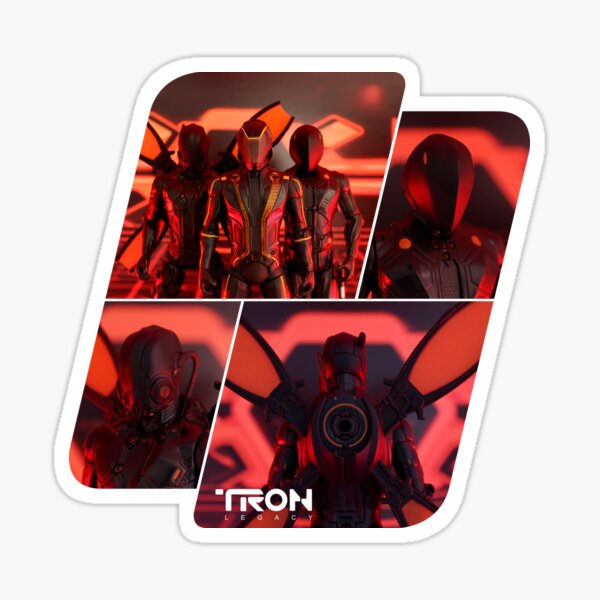 "Legacy of Clu - Tron Photo Montage" Sticker for Sale by DKSartDesign ...