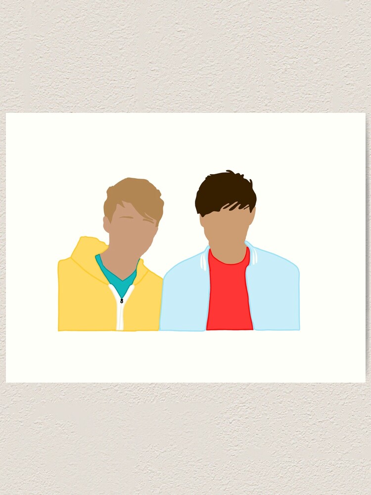 " Sam and Colby sticker " Art Print by sophies12 | Redbubble