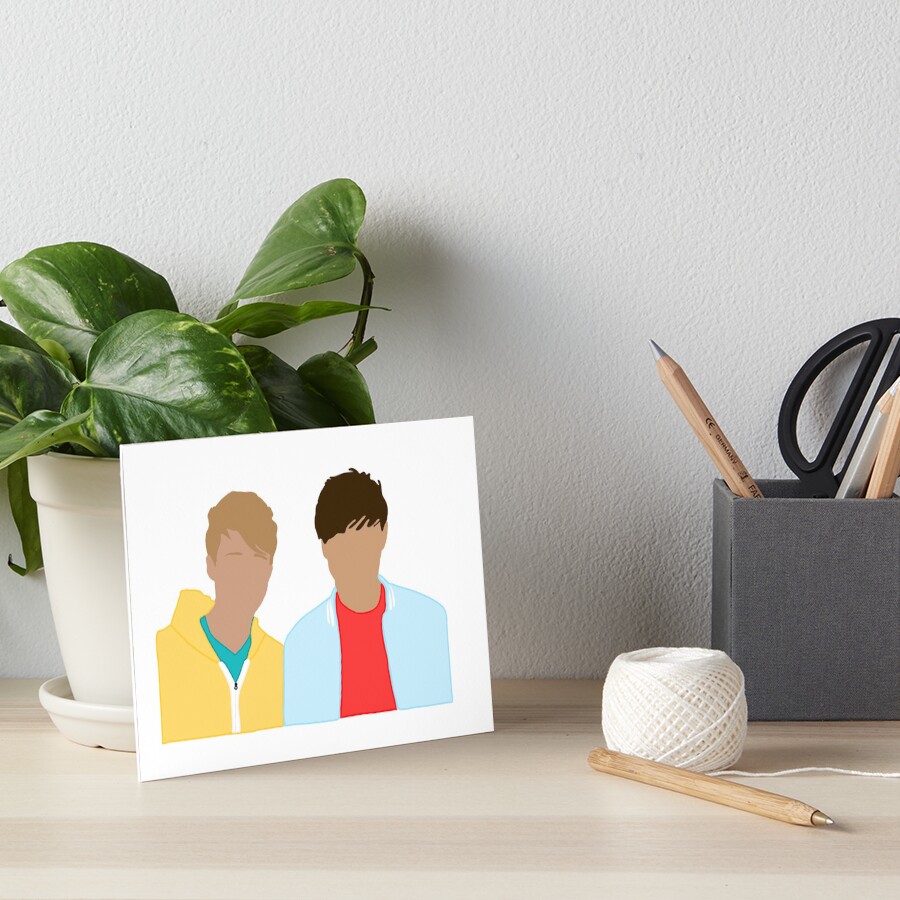 " Sam and Colby sticker " Art Board Print for Sale by sophies12 | Redbubble