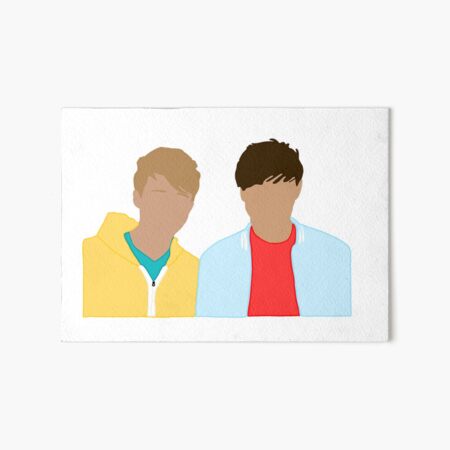 " Sam and Colby sticker " Art Board Print for Sale by sophies12 | Redbubble