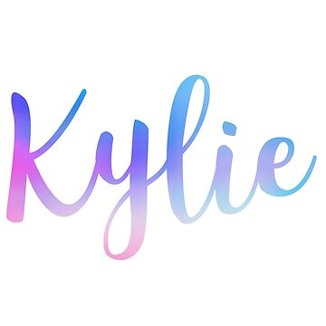 "Kylie" Sticker for Sale by Amymarado | Redbubble