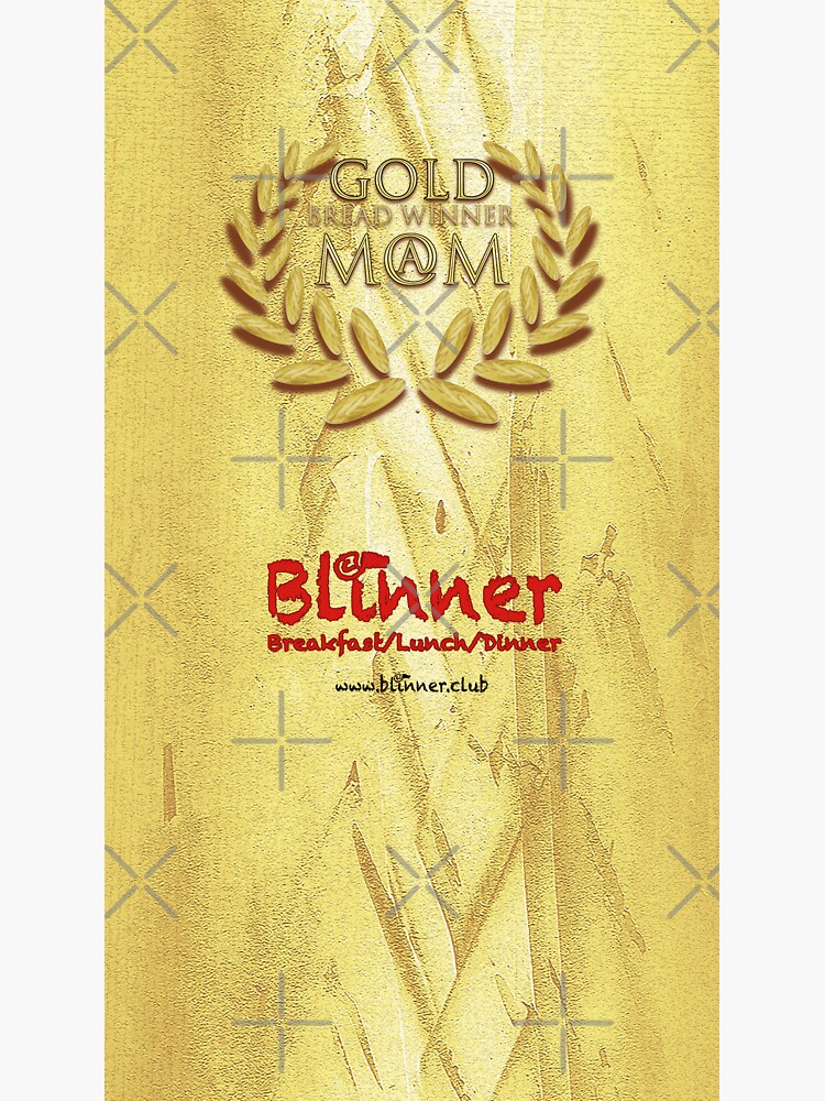 "Bread Winner Mom Gold" Sticker for Sale by ozzyme | Redbubble
