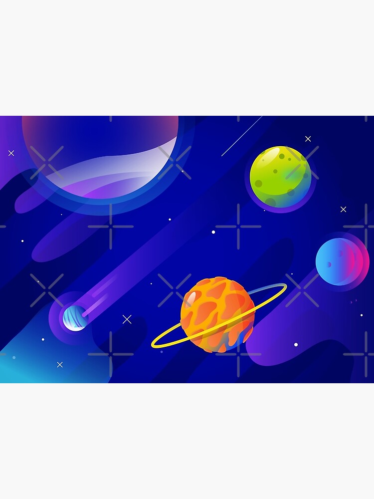 "Synthwave Space: Jupiter, Saturn, Uranus" Poster by SynthWave1950 ...
