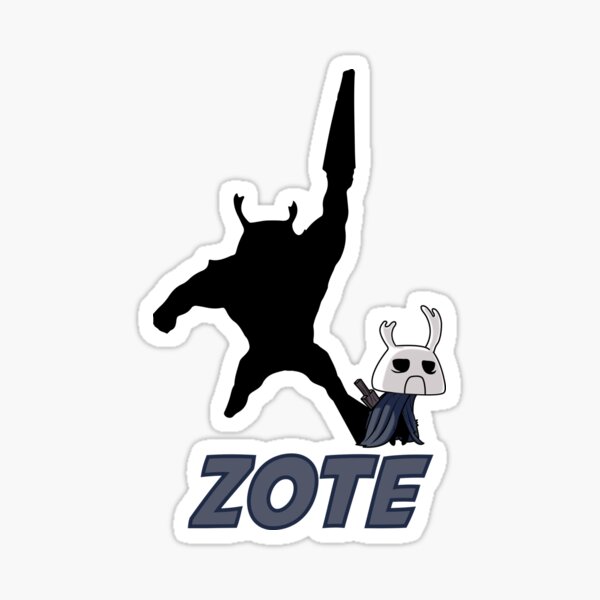 "Zote the almighty" Sticker for Sale by Accelerator09 | Redbubble
