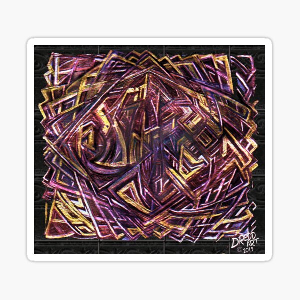 "Rare Complexity" Sticker by DreddArt | Redbubble