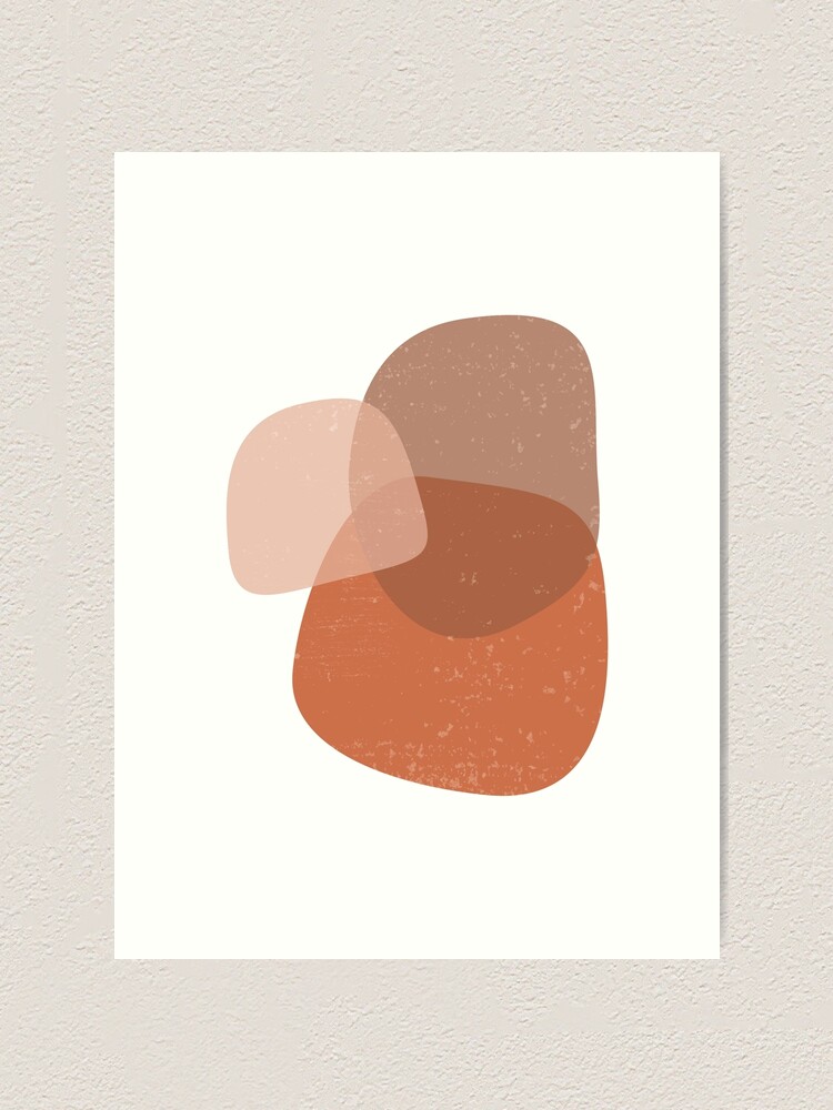 "Terracotta Abstract 54 - Modern, Contemporary Art - Abstract Organic ...