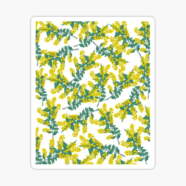 "Australian Wattle" Sticker for Sale by veroniqueayac | Redbubble