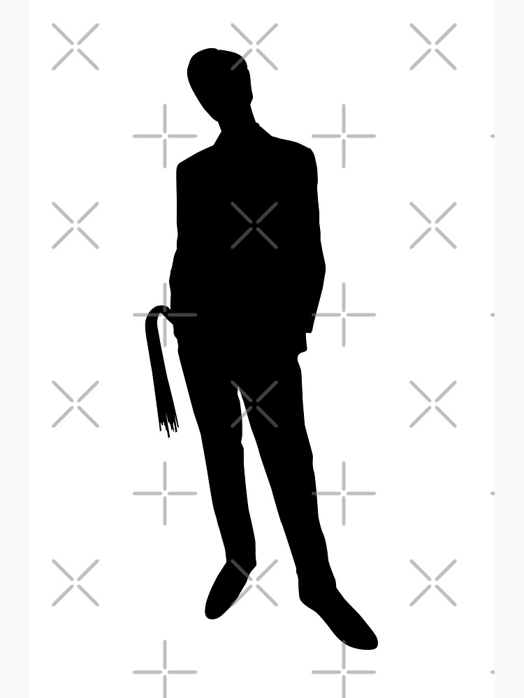 Lámina fotográfica «El maestro | Silueta masculina sexy con Flogger ...