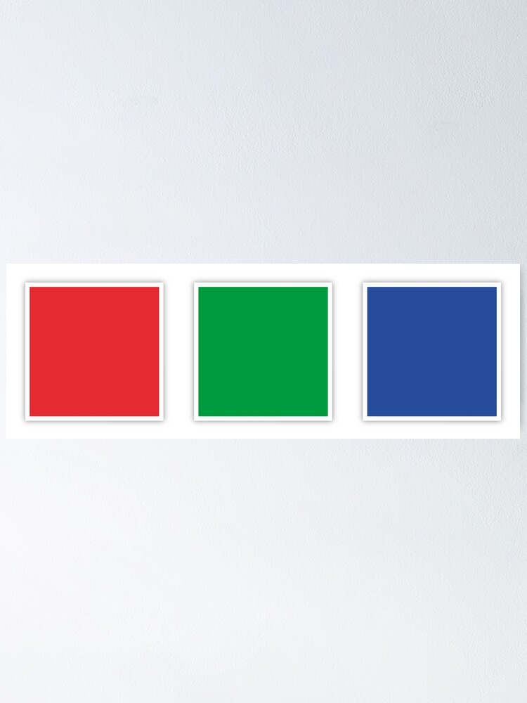 "RGB" Poster for Sale by ArtcoreAD | Redbubble