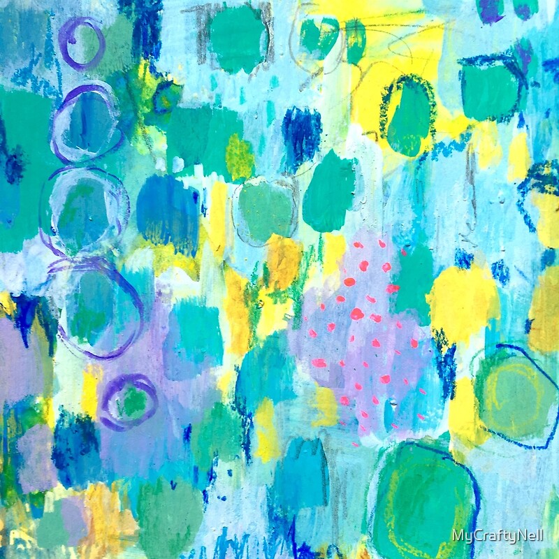"Under the Sea Abstract" by MyCraftyNell | Redbubble