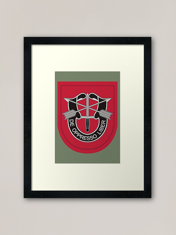 "7th Special Forces Group (United States)" Framed Art Print by ...