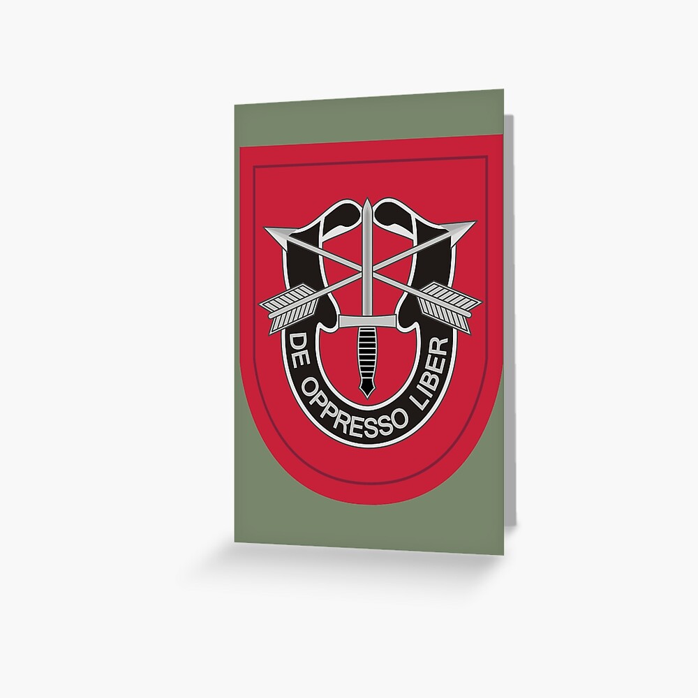 "7th Special Forces Group (United States)" Greeting Card for Sale by ...