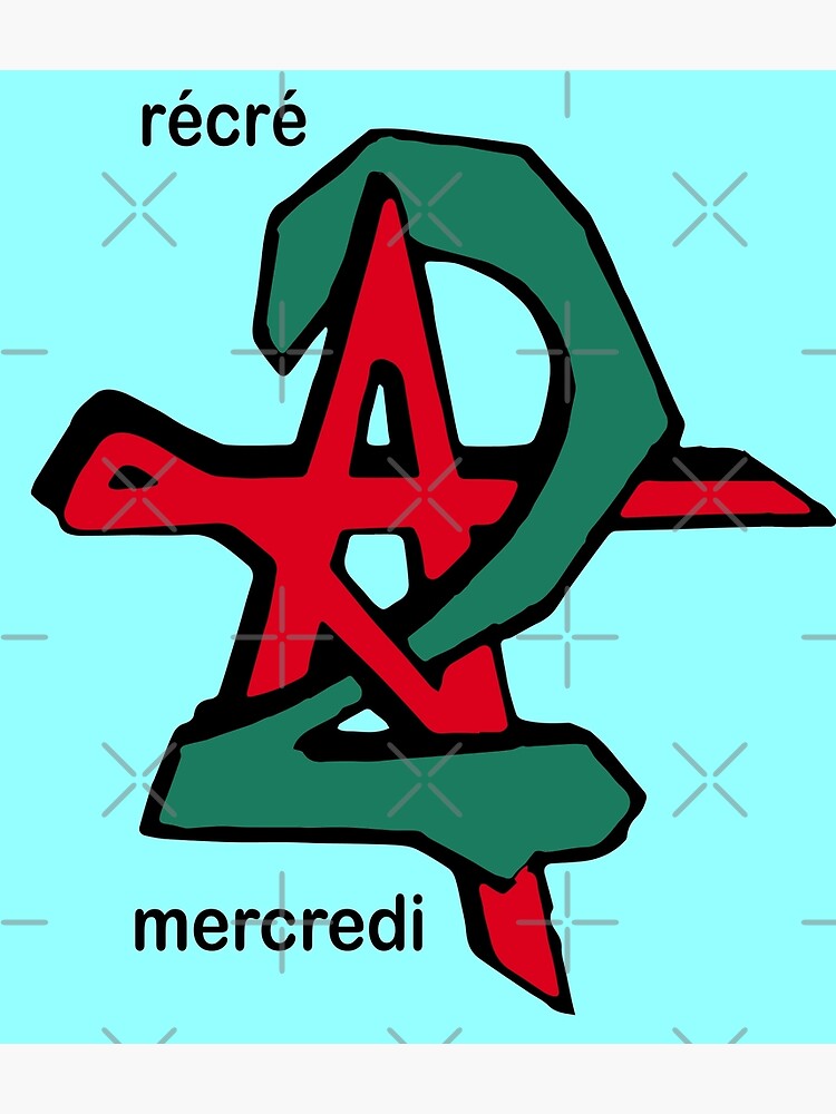 Recre A2 Mercredi Premium Matte Vertical Poster sold by Grievous ...