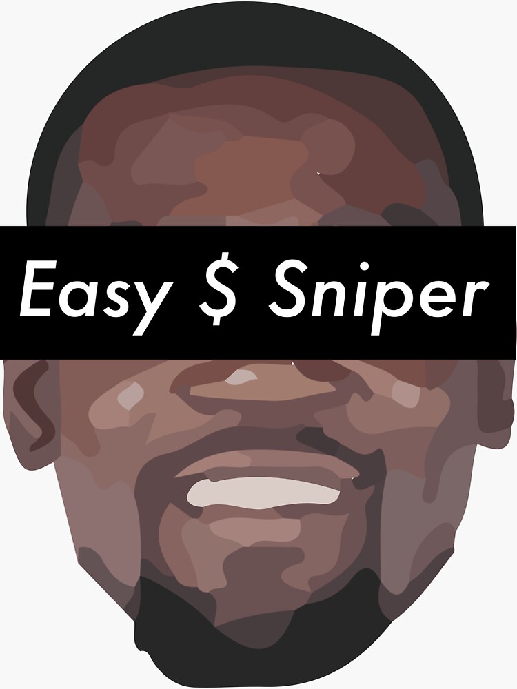"Easy Money Sniper" Sticker for Sale by KrauseThrowback | Redbubble