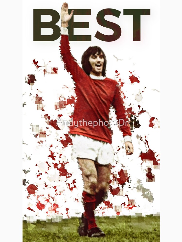 "Simply George Best" T-shirt for Sale by AndythephotoDr | Redbubble ...