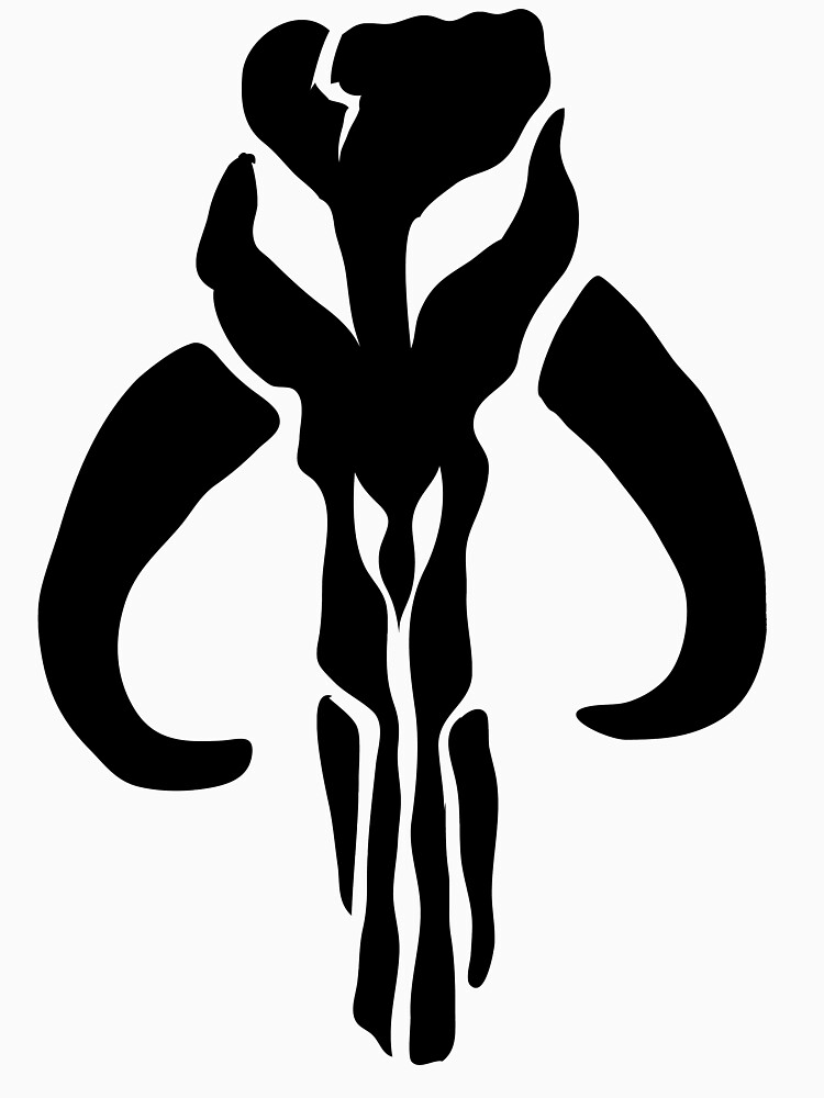 "Mando in Black" Essential T-Shirt for Sale by AroundTheBend | Redbubble