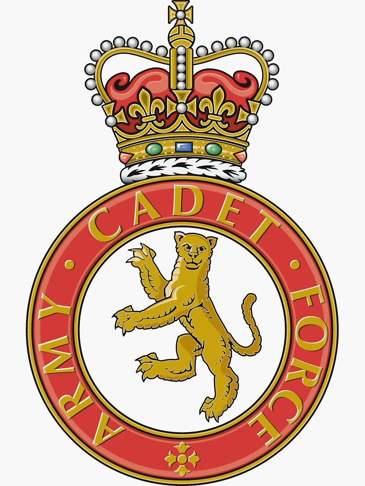 "Army Cadet Force (ACF) - United Kingdom" Sticker for Sale by ...