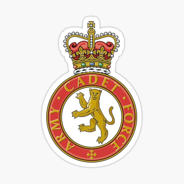 "Army Cadet Force (ACF) - United Kingdom" Sticker for Sale by ...
