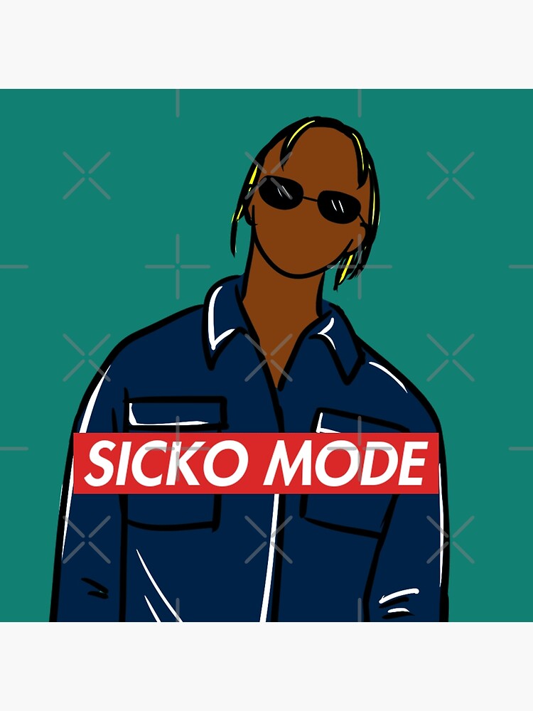 "SICKO MODE LOGO" Art Print for Sale by pinkelephant94 | Redbubble