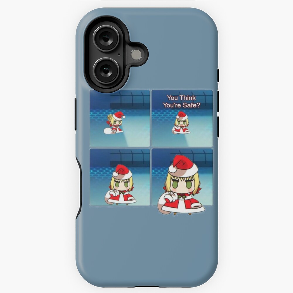 "Padoru 'You Think You're Safe?' meme" Sticker by weirdo97 | Redbubble