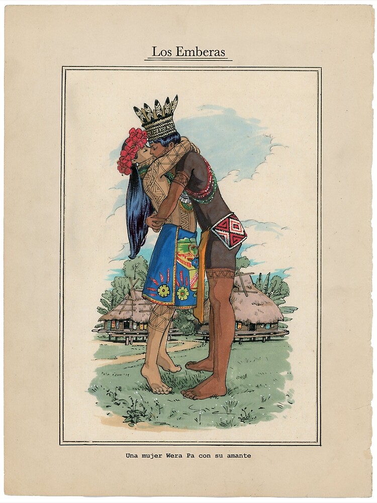 "Los Emberá" Poster by CorazonMexica | Redbubble