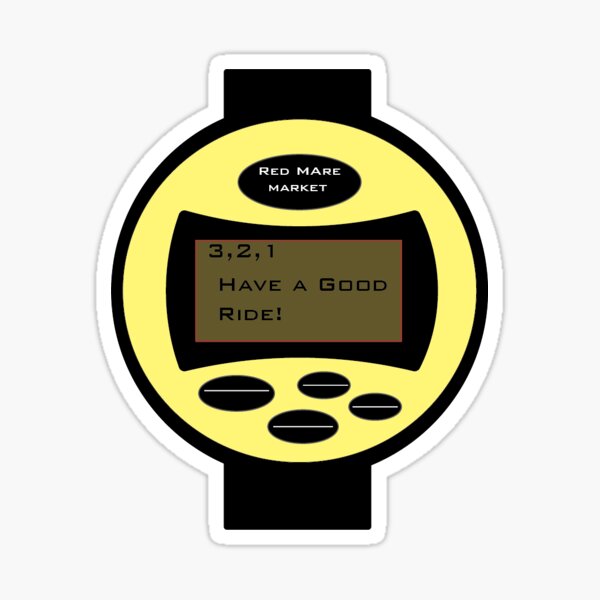 "" Have a Good Ride" Cross Country Watch " Sticker for Sale by Red Mare ...