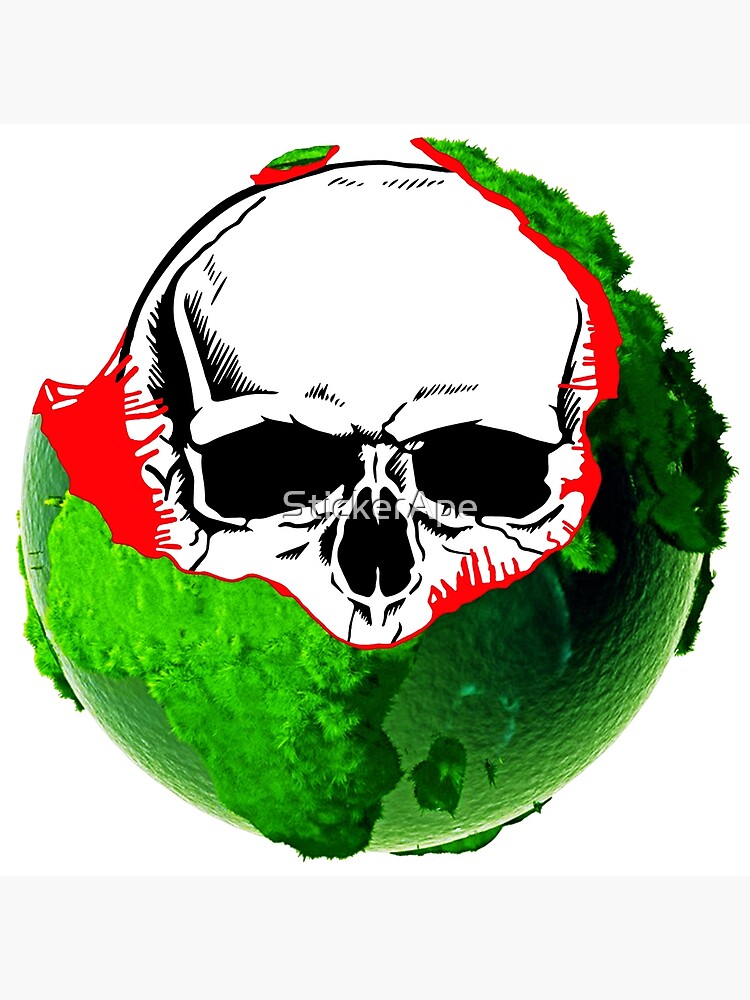 "Our Planet Is Dying;" Poster for Sale by StickerApe | Redbubble