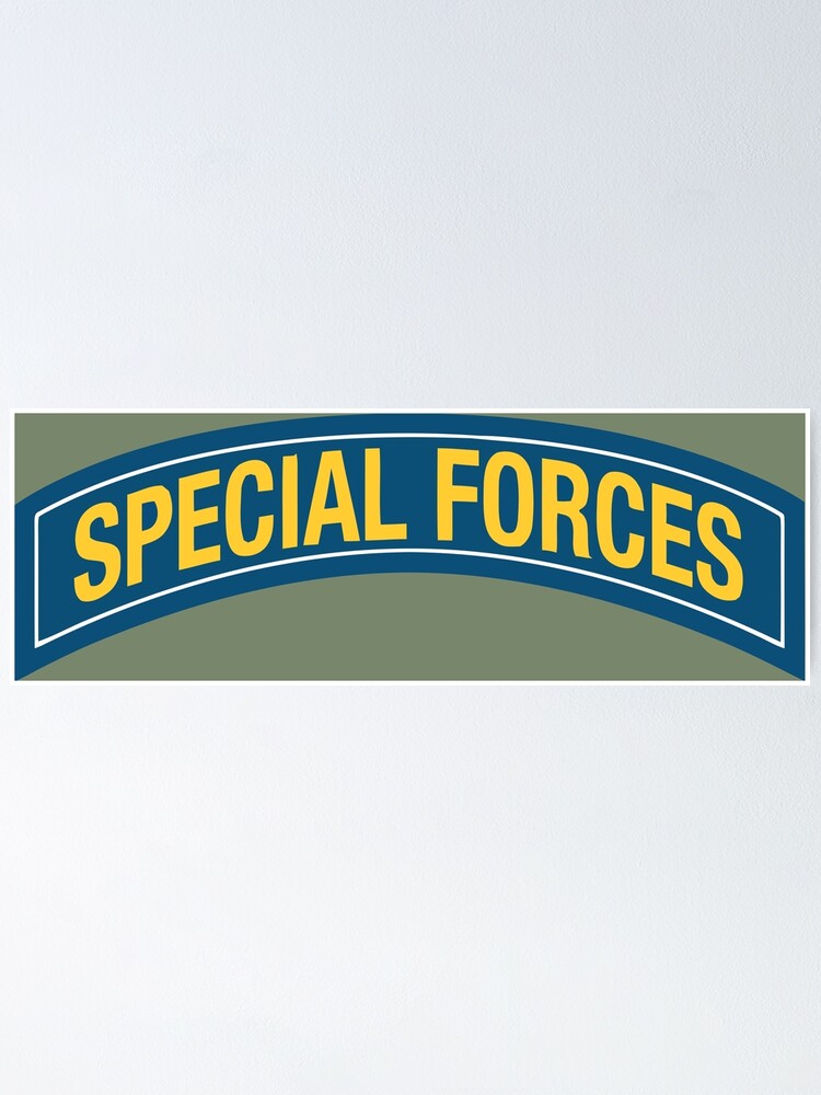 "Special Forces Tab - United States Army" Poster for Sale by ...