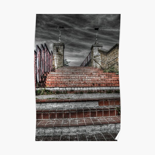 "Broken steps - Burgess park" Poster for Sale by vickaz | Redbubble