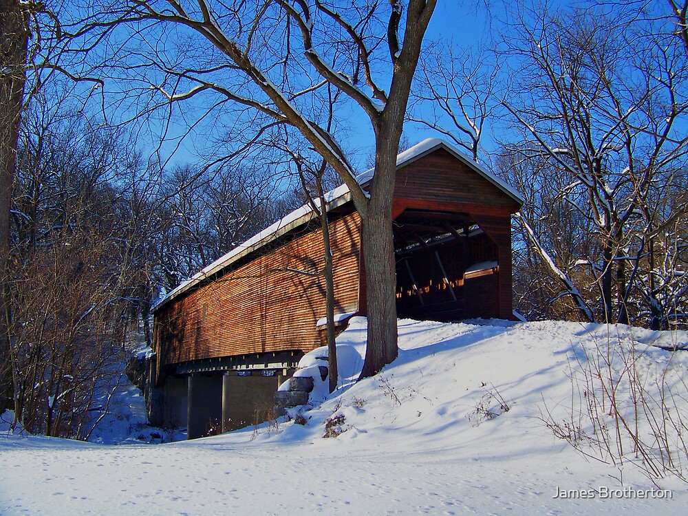 "Meems Bottom Covered Bridge" by James Brotherton | Redbubble
