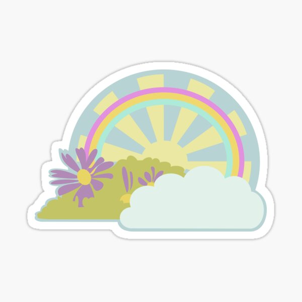"Rainbow Fun Time" Sticker by glemiarts | Redbubble