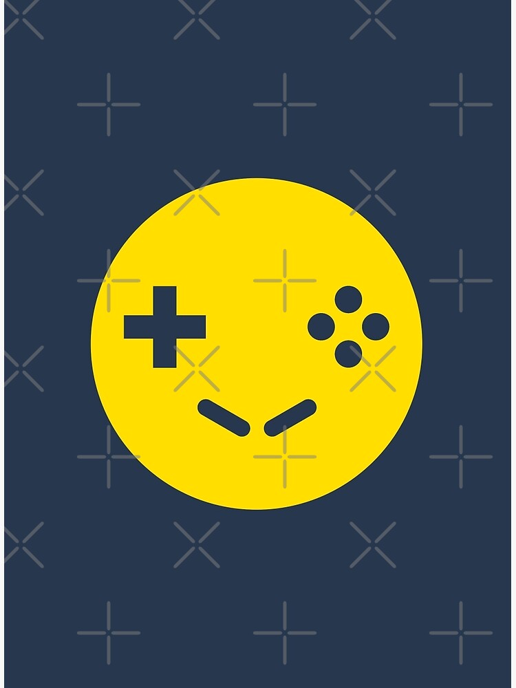 "Gamer Smiley" Poster for Sale by archanor | Redbubble