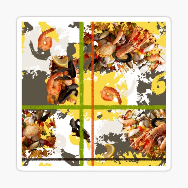 "Paella" Sticker by yggdrasil-es | Redbubble