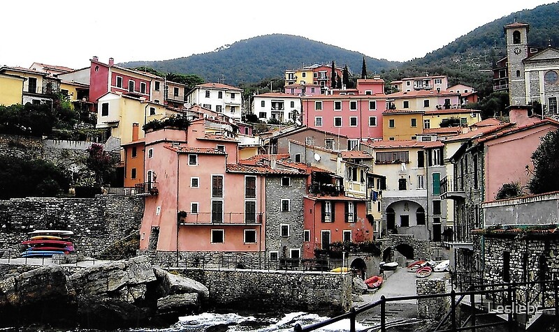 "Tellaro, Italy" by Lesliebc | Redbubble