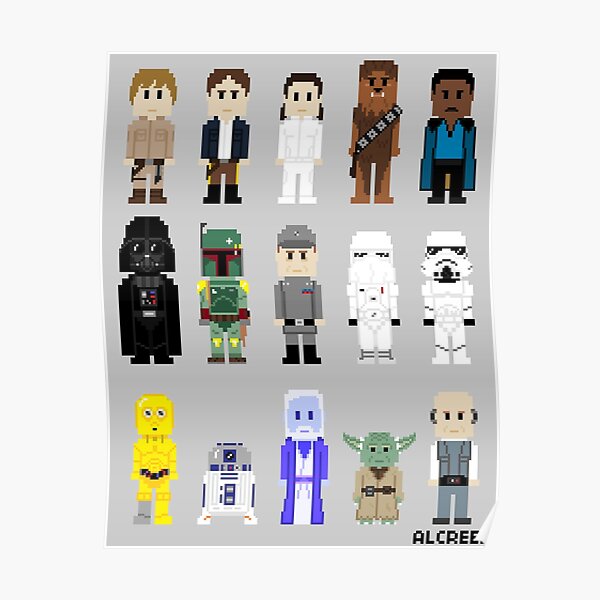 "8-Bit ESB" Poster by AlCreed | Redbubble