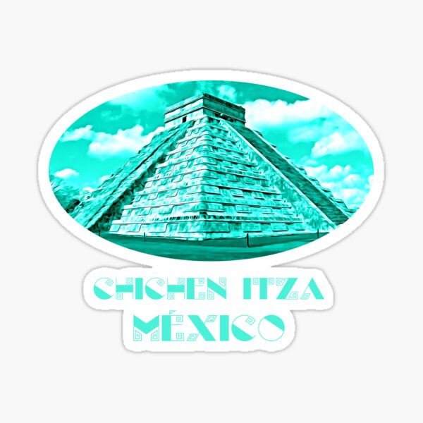 "El Castillo / Pyramid of Kukulkan" Sticker by joseech | Redbubble