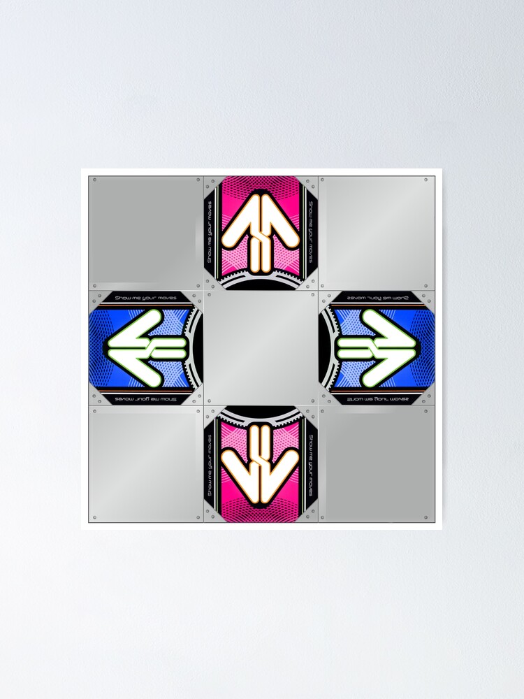 "DDR X Pad" Poster by Seirogann | Redbubble