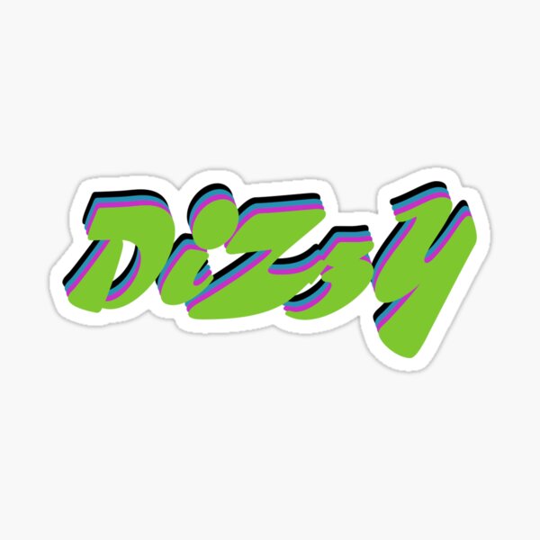 "Dizzy " Sticker by reevveerr | Redbubble