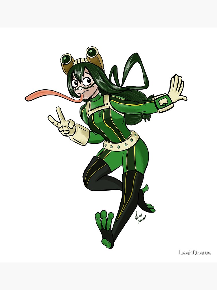 "Froppy MHA" Poster by LeahDraws | Redbubble