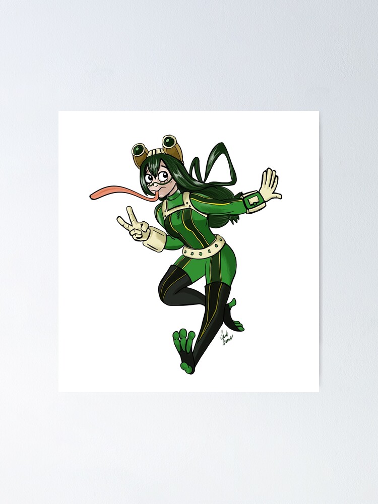 "Froppy MHA" Poster by LeahDraws | Redbubble