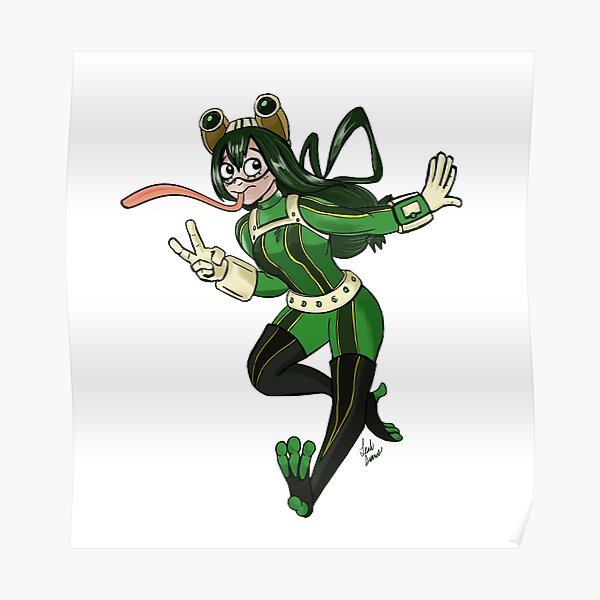 "Froppy MHA" Poster by LeahDraws | Redbubble