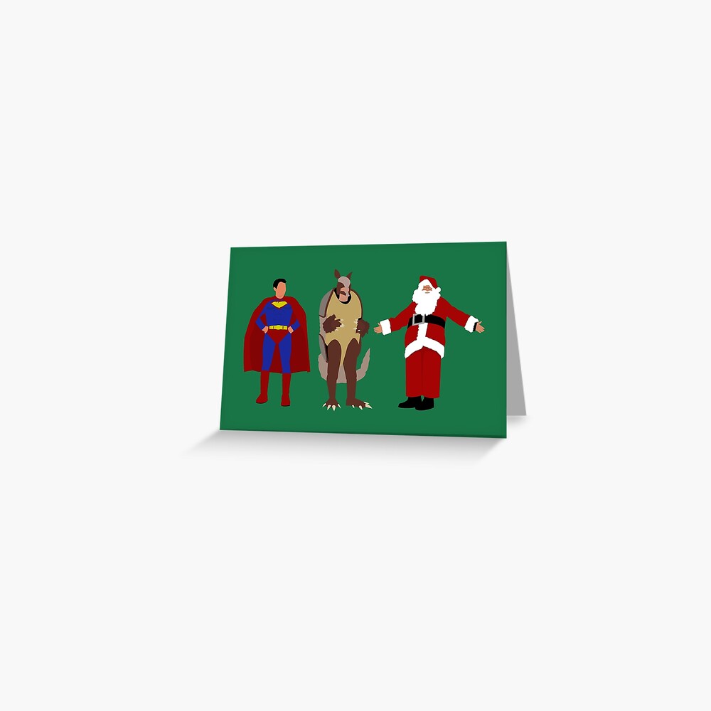 "The Christmas Heroes" Greeting Card for Sale by doctorheadly | Redbubble
