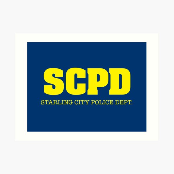 "SCPD – Starling City Police Department, Arrow" Art Print by ...