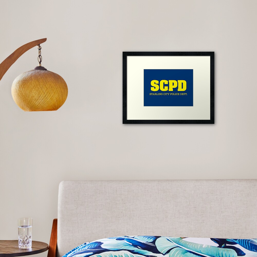 "SCPD – Starling City Police Department, Arrow" Framed Art Print for ...
