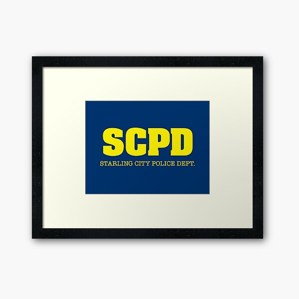 "SCPD – Starling City Police Department, Arrow" Framed Art Print for ...