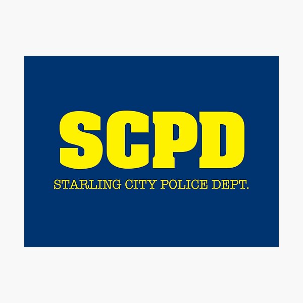 "SCPD – Starling City Police Department, Arrow" Photographic Print for ...