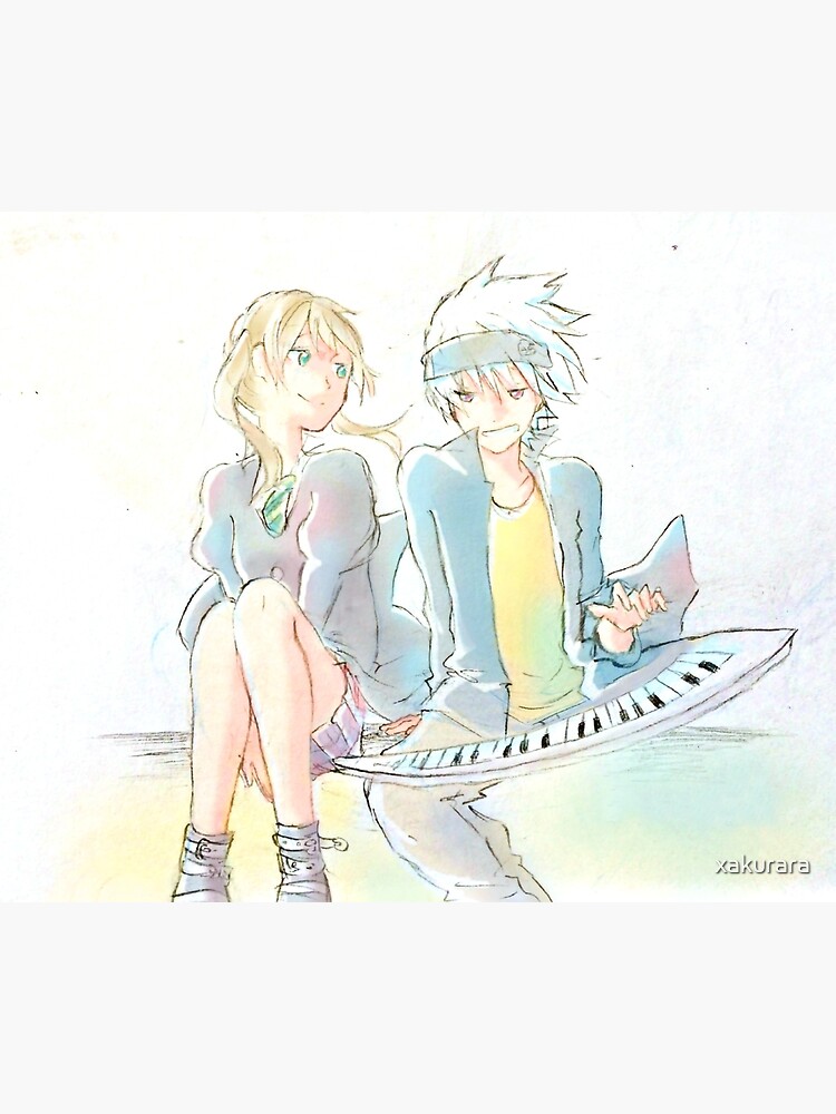 "Soul Eater - Soul x Maka" Art Print by xakurara | Redbubble