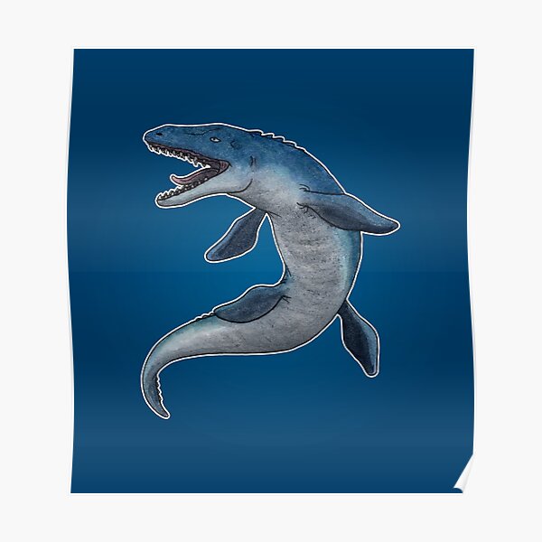 "Mosasaurus" Poster for Sale by savousepate | Redbubble